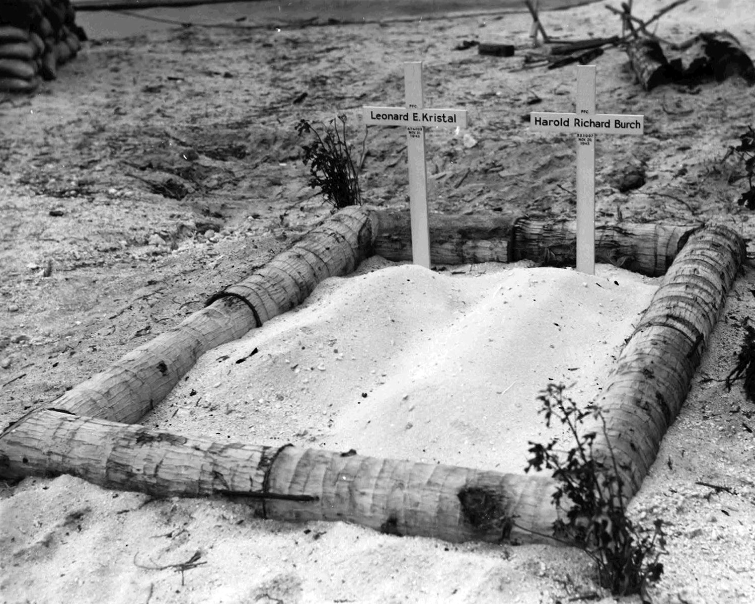 Tarawa Cemetery 29 - Isolated Grave - Missing Marines